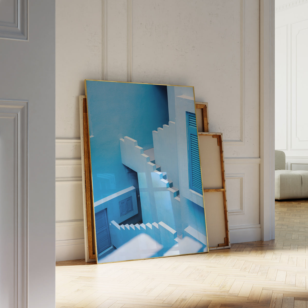 Calm in Blue Poster – The Poster Square