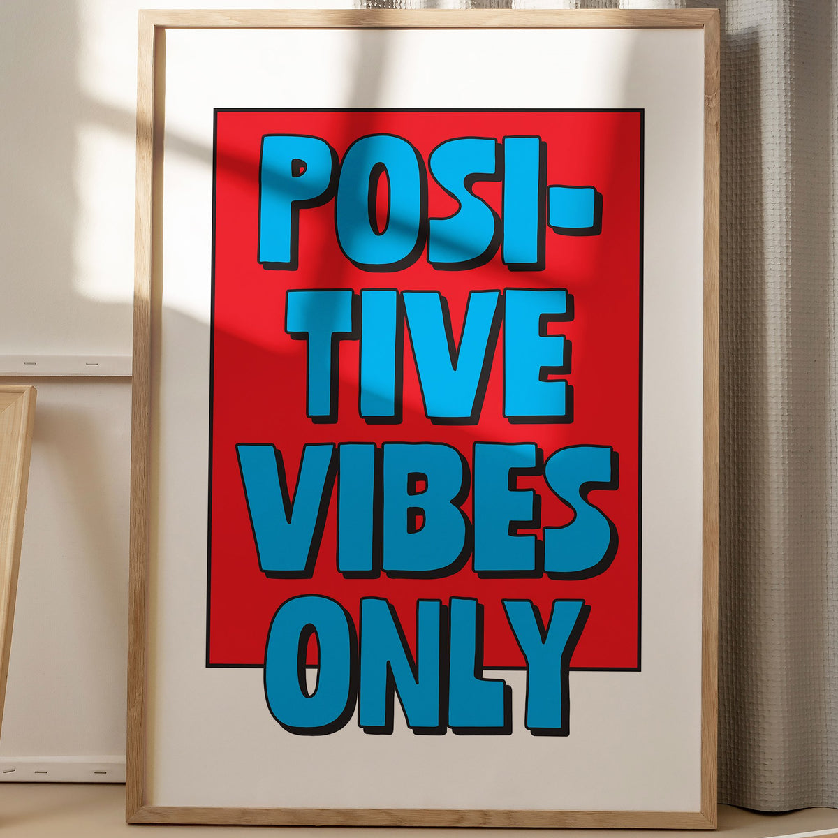 Nur positive Vibes Poster – The Poster Square