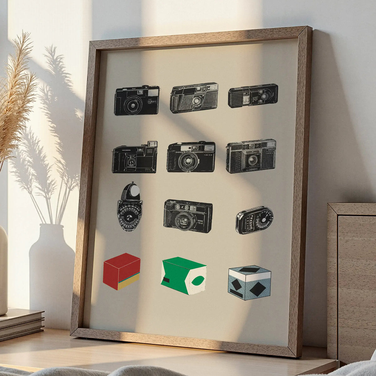 Klassische Filmkamera-Druck | Minimalistische Kamera-Illustration – The ...